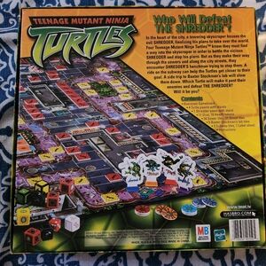 Hasbro | Games | Teenage Mutant Ninja Turtles Board Game | Poshmark